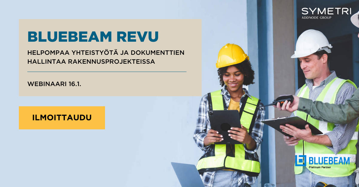Bluebeam Revu - helpompaa dokumenttien hallintaa rakennusprojekteissa.